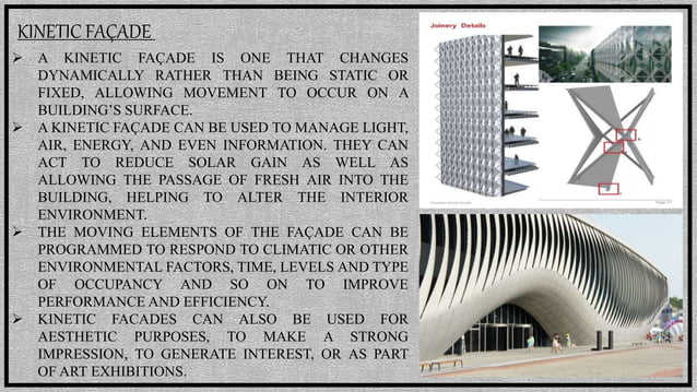 Kinetic architecture building elements | PPTX | Indoor Environmental ...