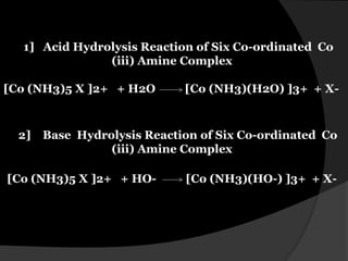 Kinetic aspects of metal complexes | PPTX