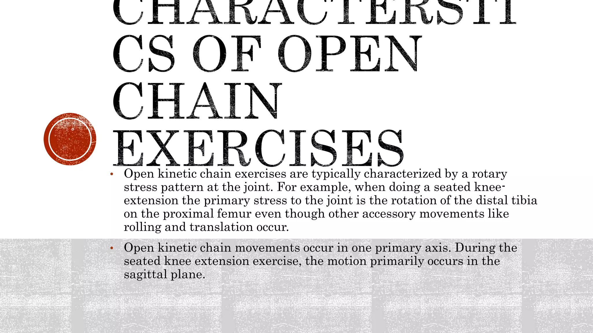 Kinetic chain {kinematic chain} | PPTX