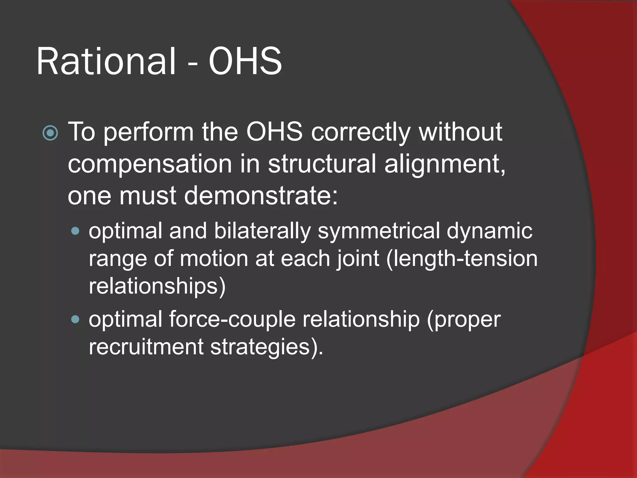 Kinetic Chain Assessment | PDF