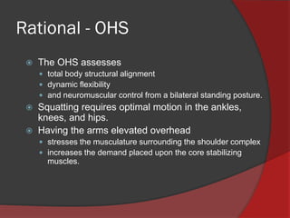 Kinetic Chain Assessment | PDF