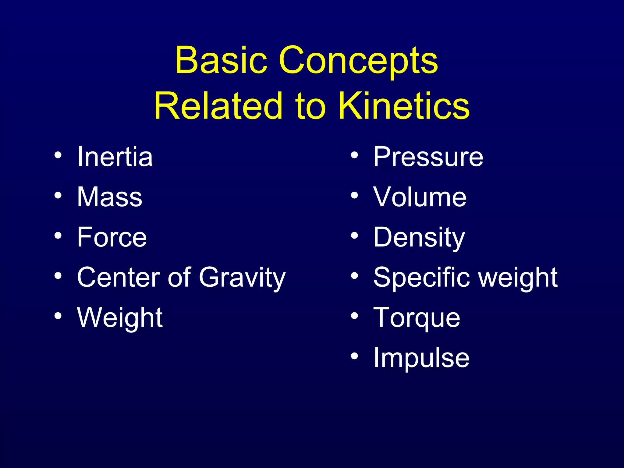 Kinetic concepts for analyzing human motion | PPT