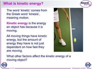 Kinetic energy111 | PPTX
