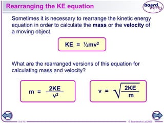 Kinetic energy111 | PPTX | Physics | Science