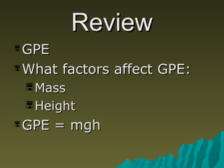 Kinetic energy 2 | PPT