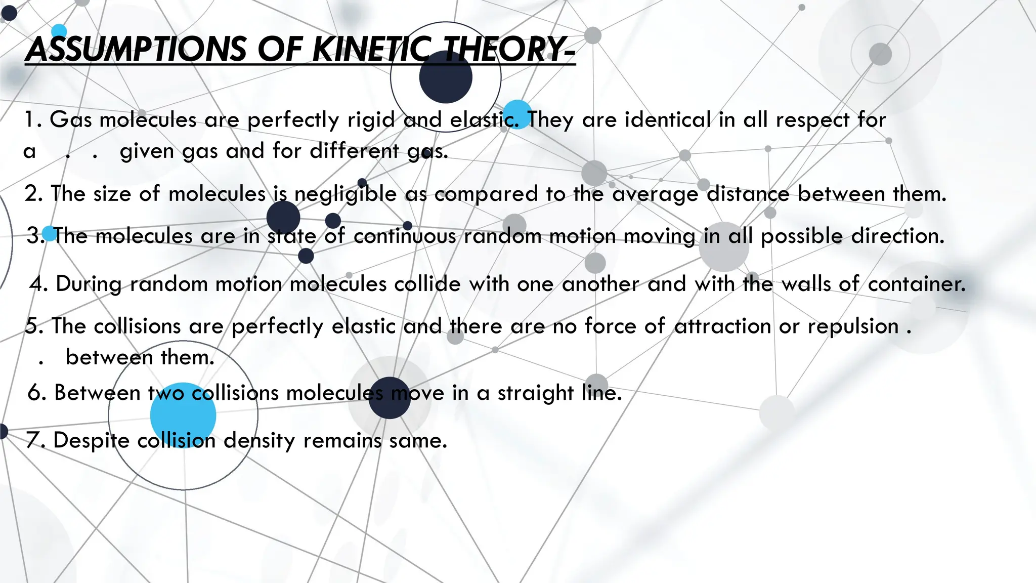 (Kinetic Energy of Gases in chemistry bio tech bsc | PPTX
