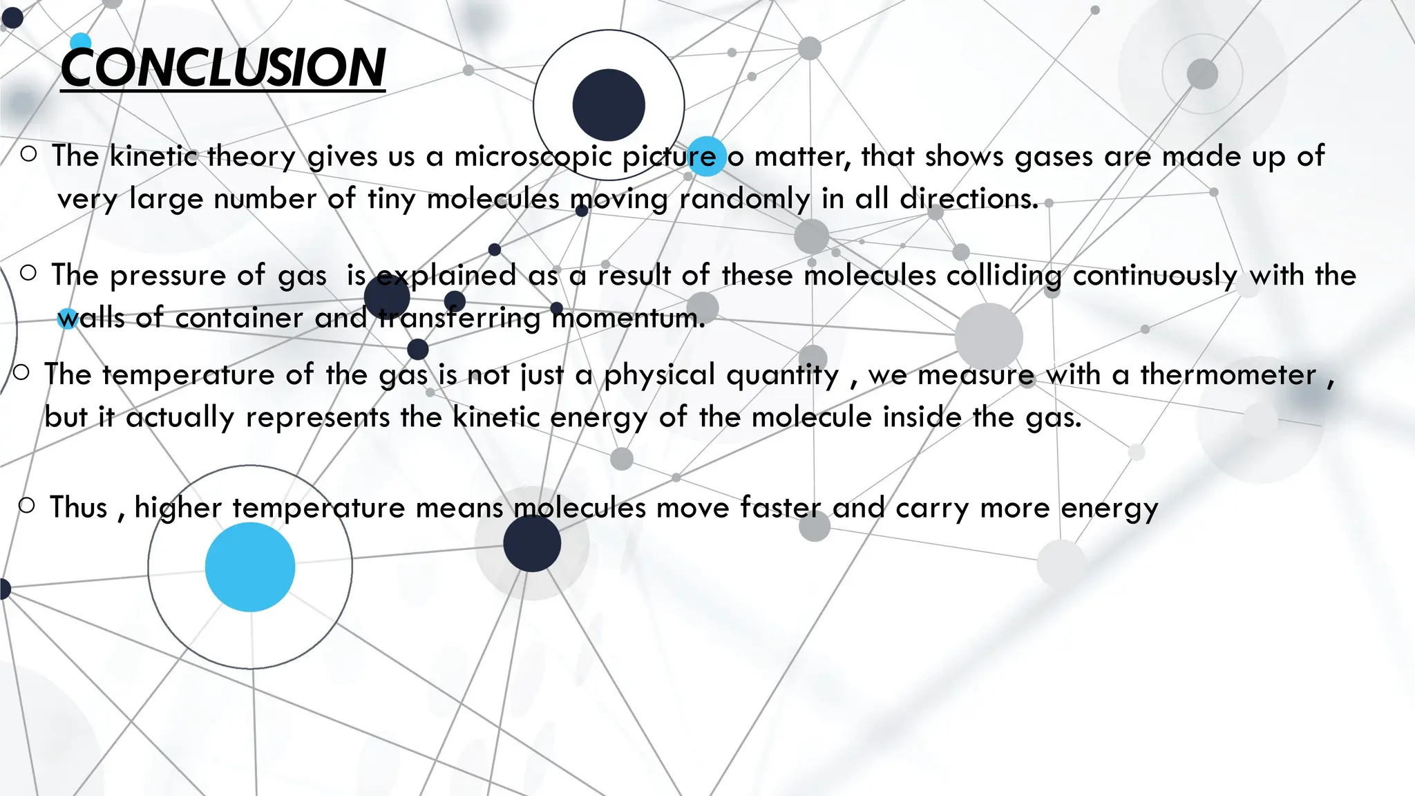 (Kinetic Energy of Gases in chemistry bio tech bsc | PPTX