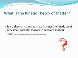 Kinetic Energy Ppt | PPTX