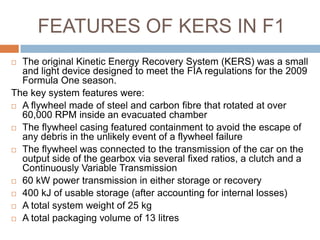 Kinetic Energy Recovery System (KERS) | PPTX