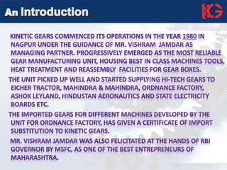Kinetic Gears Profile | PDF