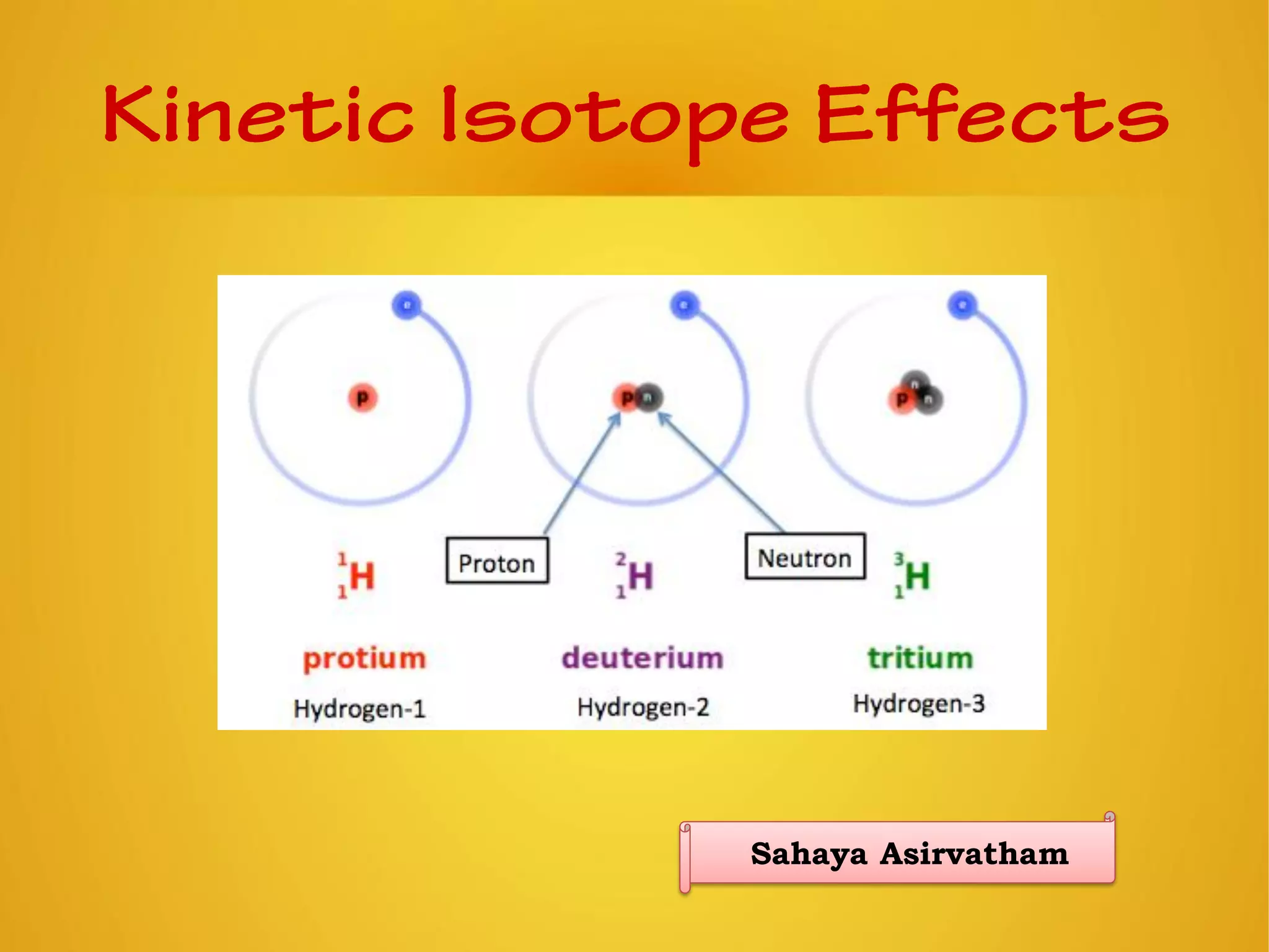Kinetic isotope effects | PDF