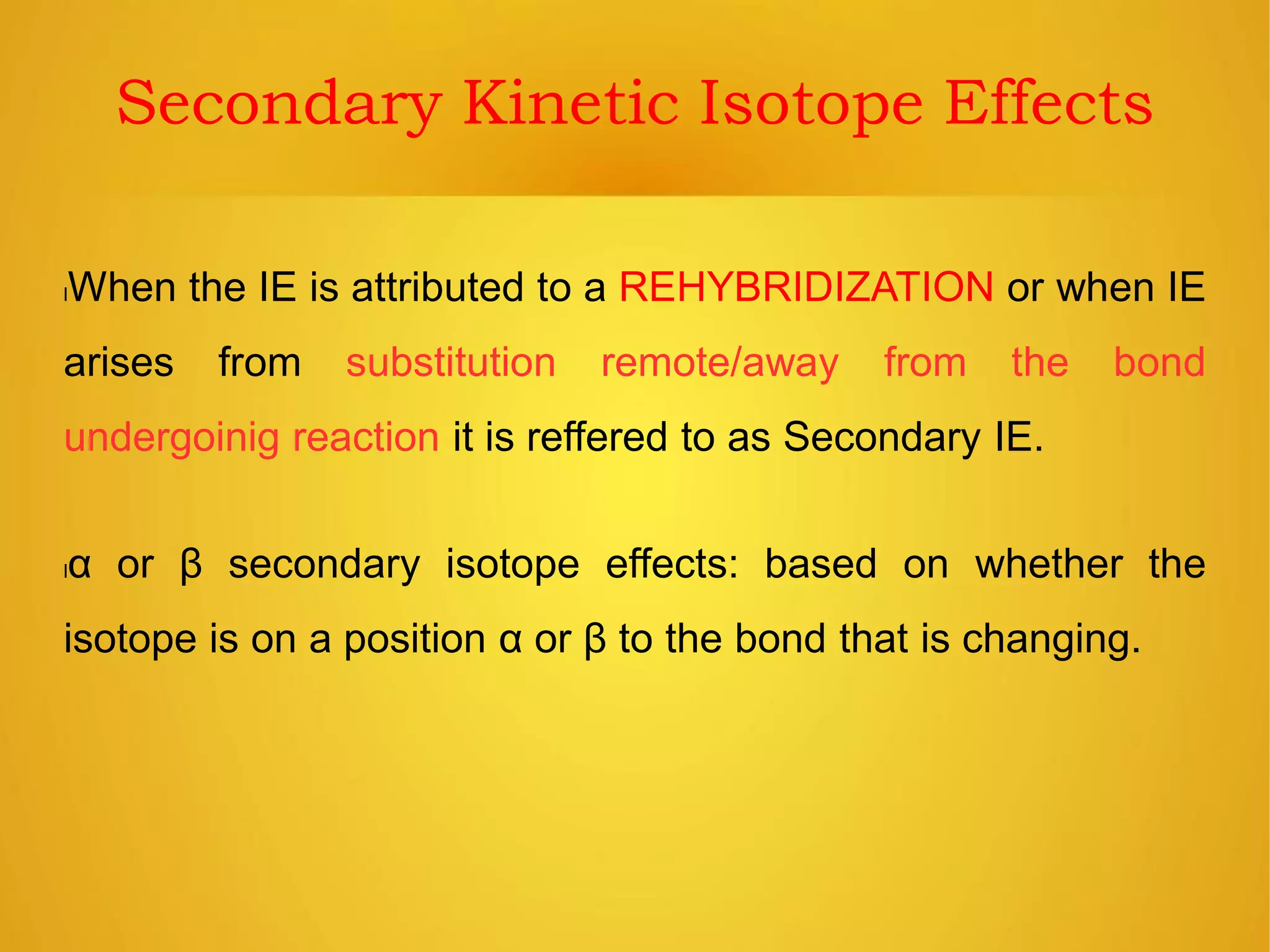 Kinetic isotope effects | PDF