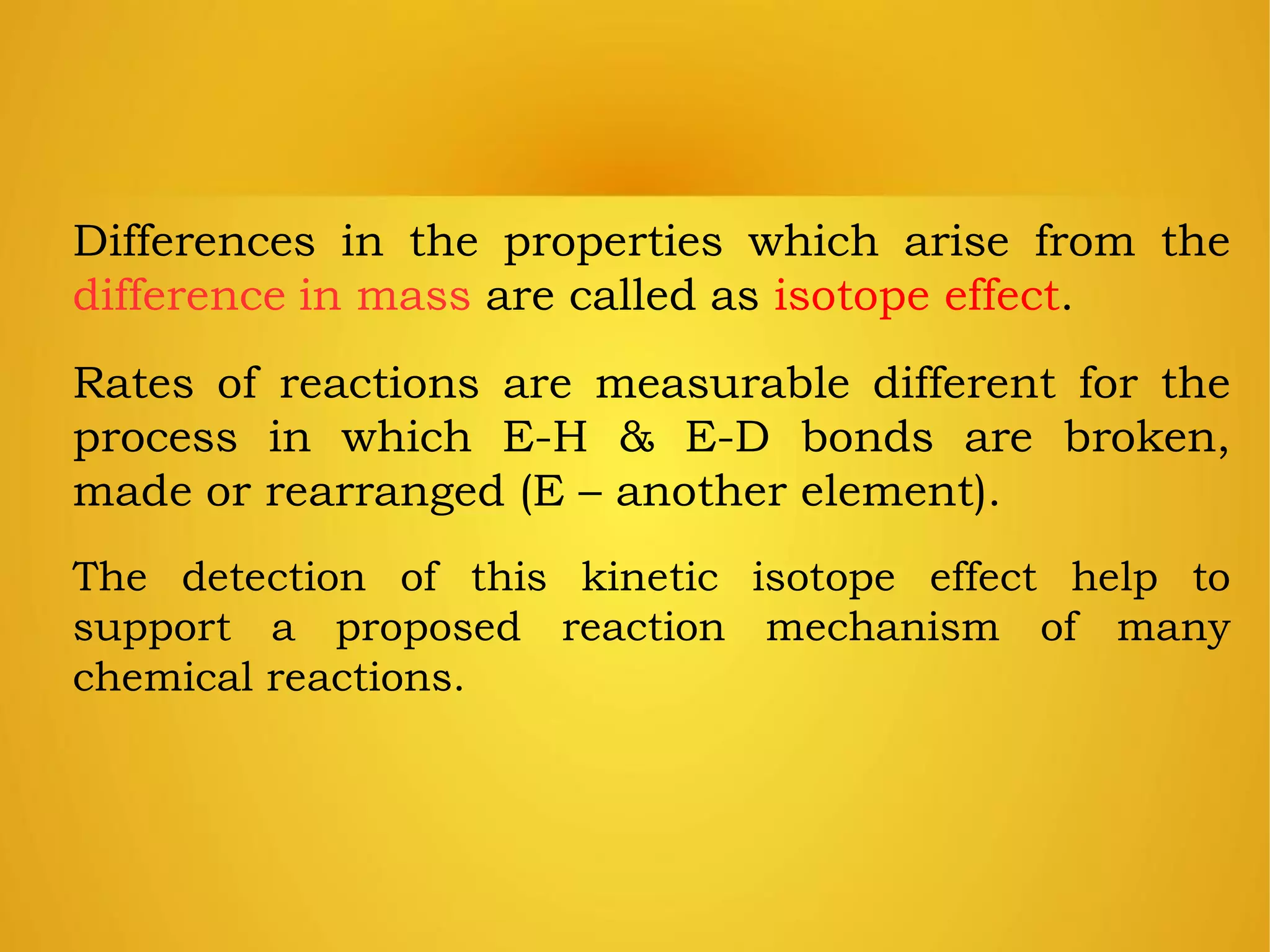 Kinetic isotope effects | PDF