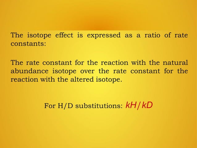 Kinetic isotope effects | PDF | Chemistry | Science