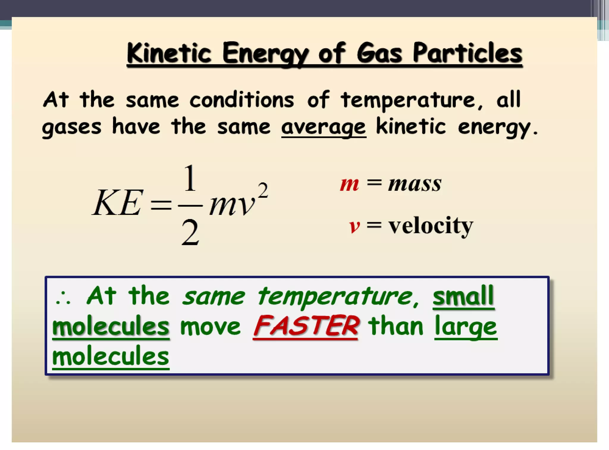 Kinetic Molecular Theory of Gases | PPTX