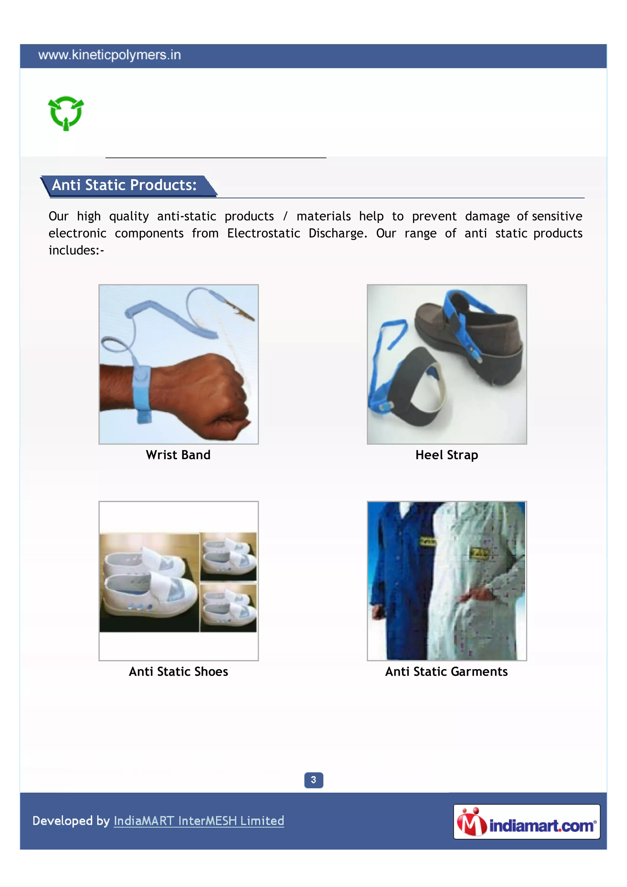 Kinetic Polymers, Hyderabad, Wrist Band | PDF