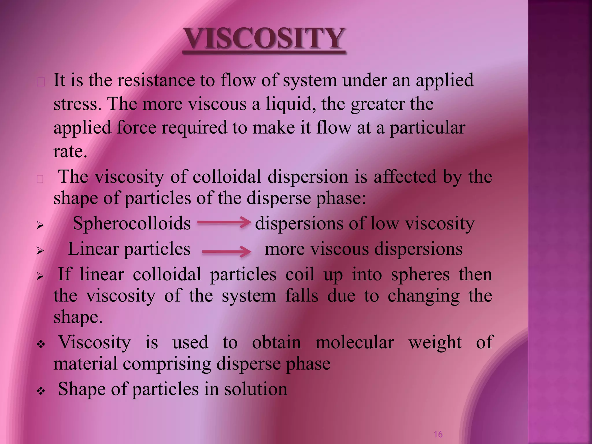 Kinetic properties of colloids | PPTX