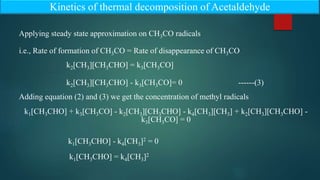 Kinetics of Chain reaction | PPTX