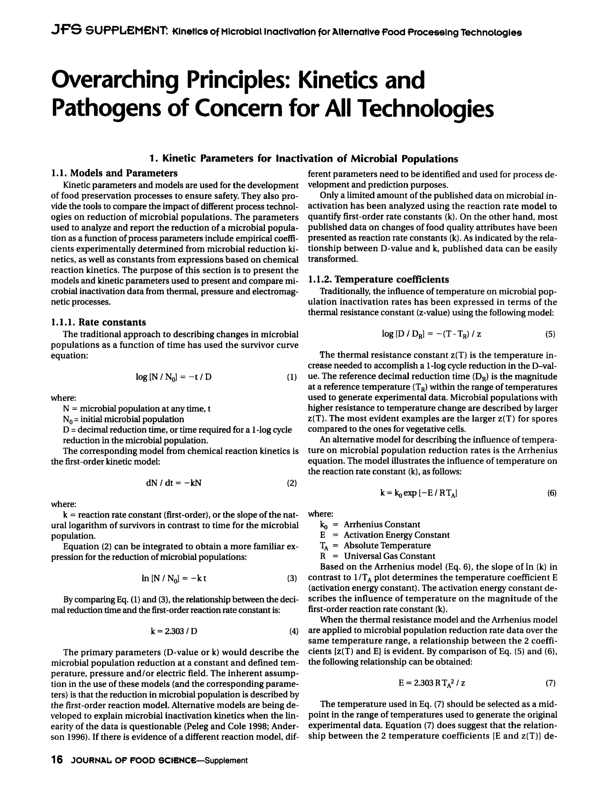 Kinetics-of-Microbial-Inactivation-for-Alternative-Food-Processing ...