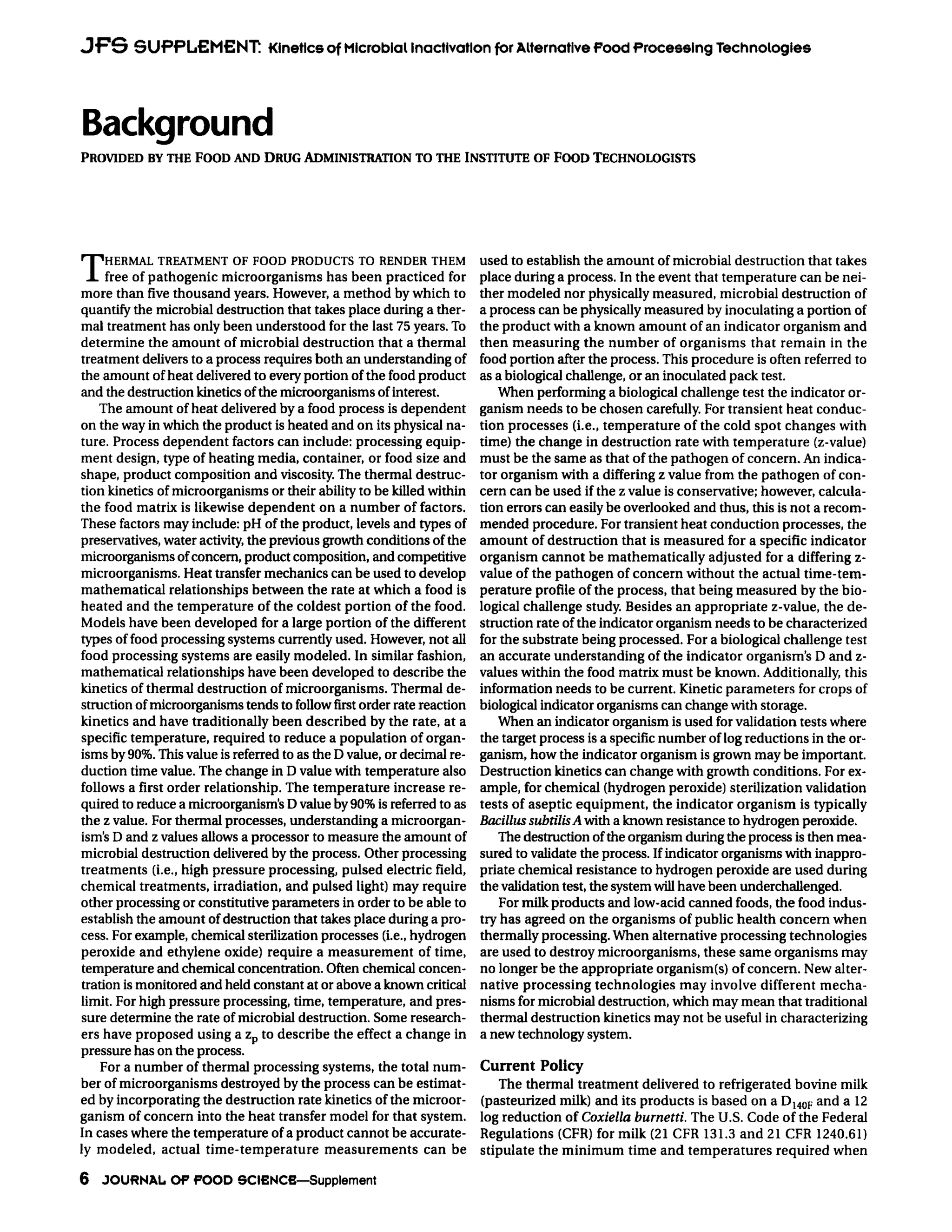 Kinetics-of-Microbial-Inactivation-for-Alternative-Food-Processing ...