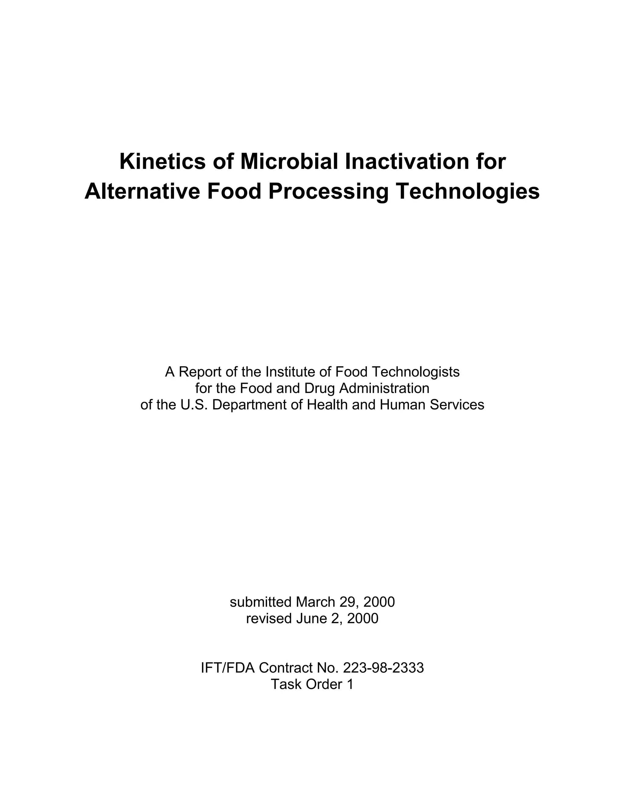 Kinetics-of-Microbial-Inactivation-for-Alternative-Food-Processing ...