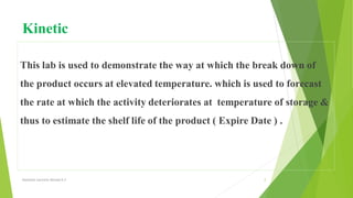 Kinetics 4 physical pharmacy lab | PDF