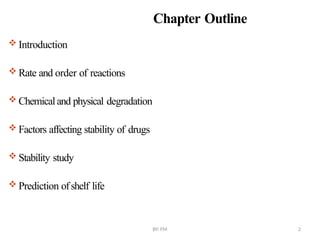 Kinetics and drug stability.pptx.......... | PPTX
