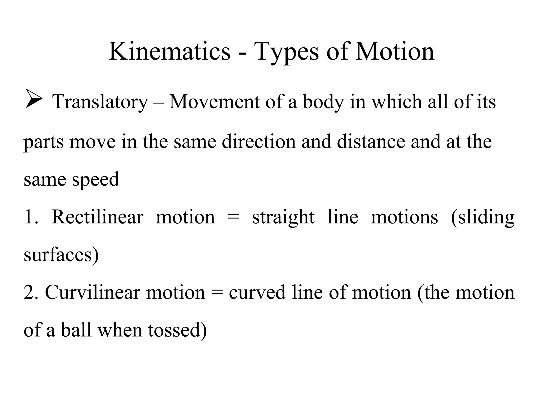 Kinetics and kinematics | PDF