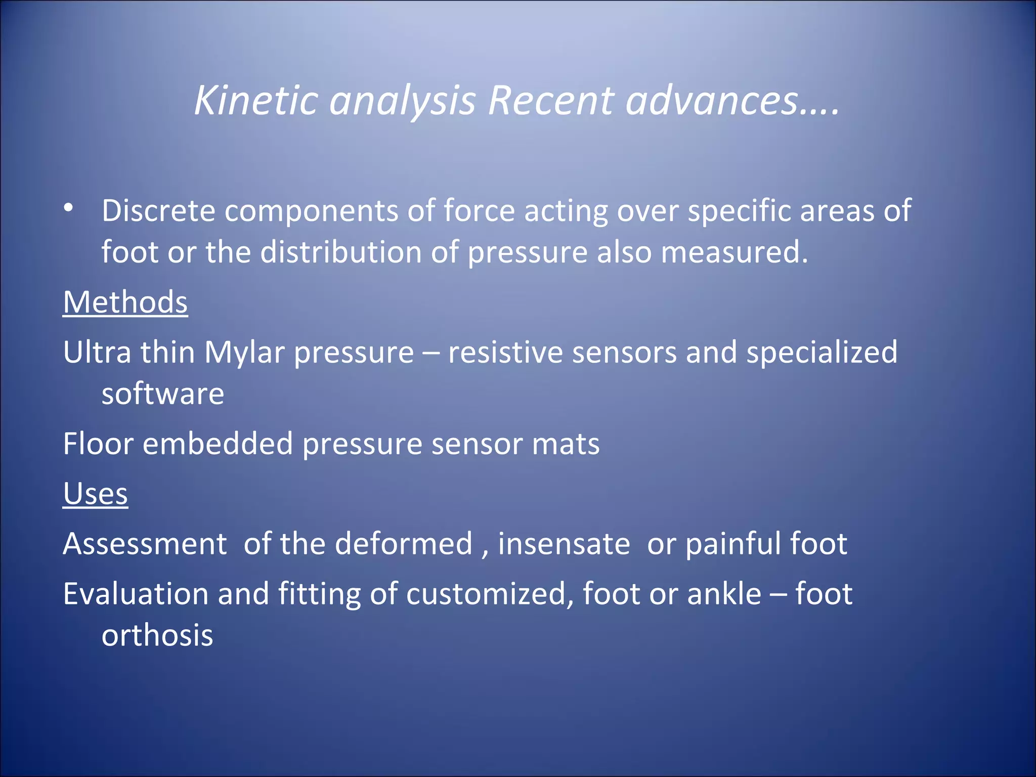 Kinetics and kinematics of gait | PPT | Physics | Science