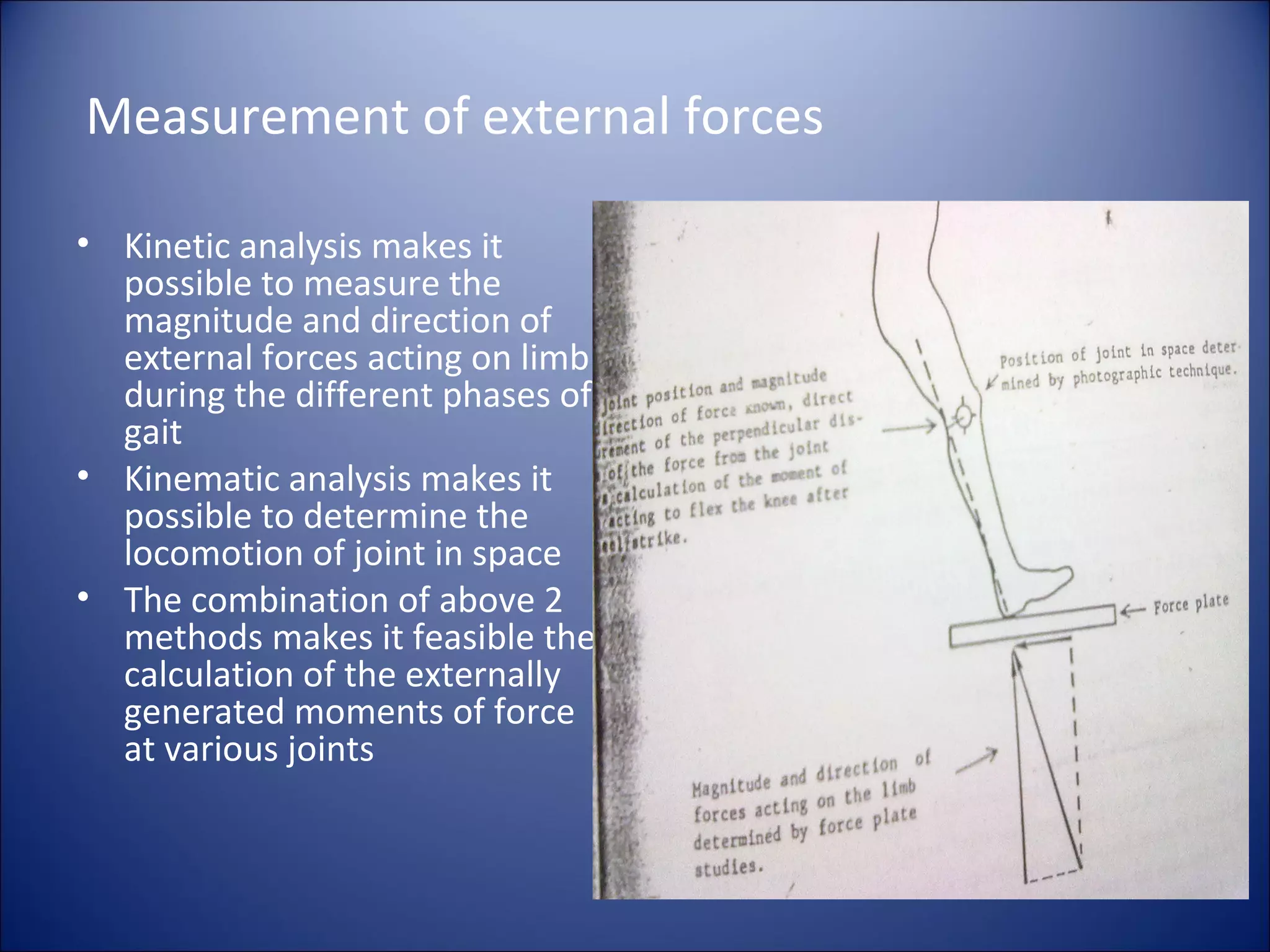 Kinetics and kinematics of gait | PPT