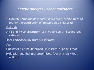 Kinetics and kinematics of gait | PPT