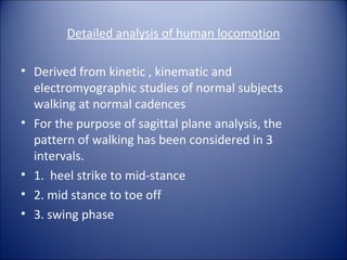Kinetics and kinematics of gait | PPT | Physics | Science