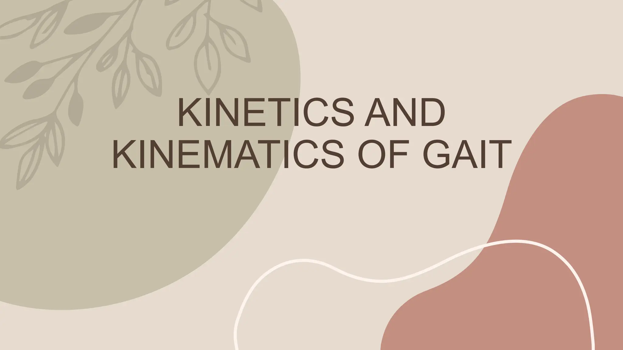 KINETICS AND KINEMATICS OF GAIT.pptx
