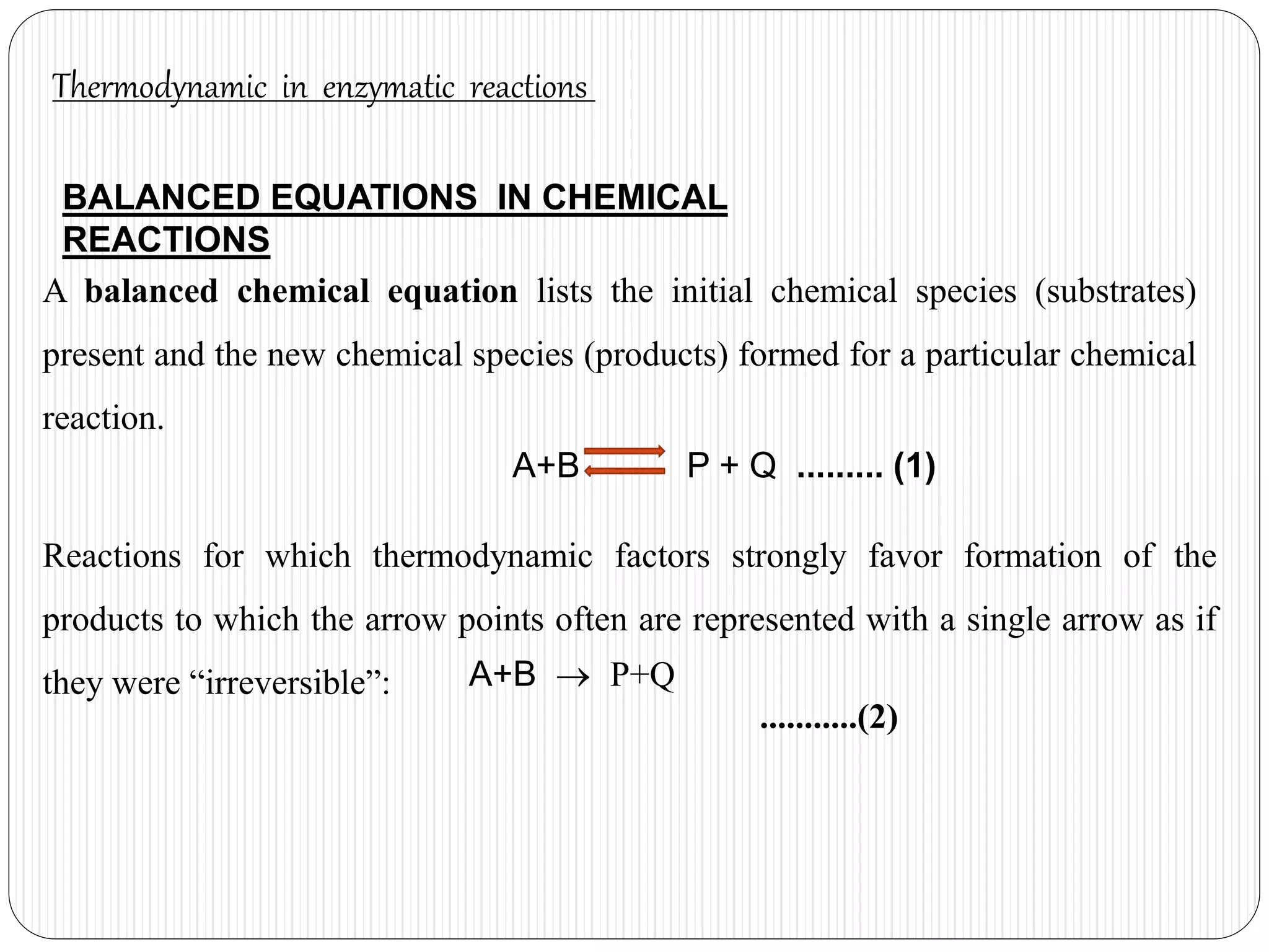 Enzyme Kinetics And Thermodynamic Analysis Pptx Chemistry Science