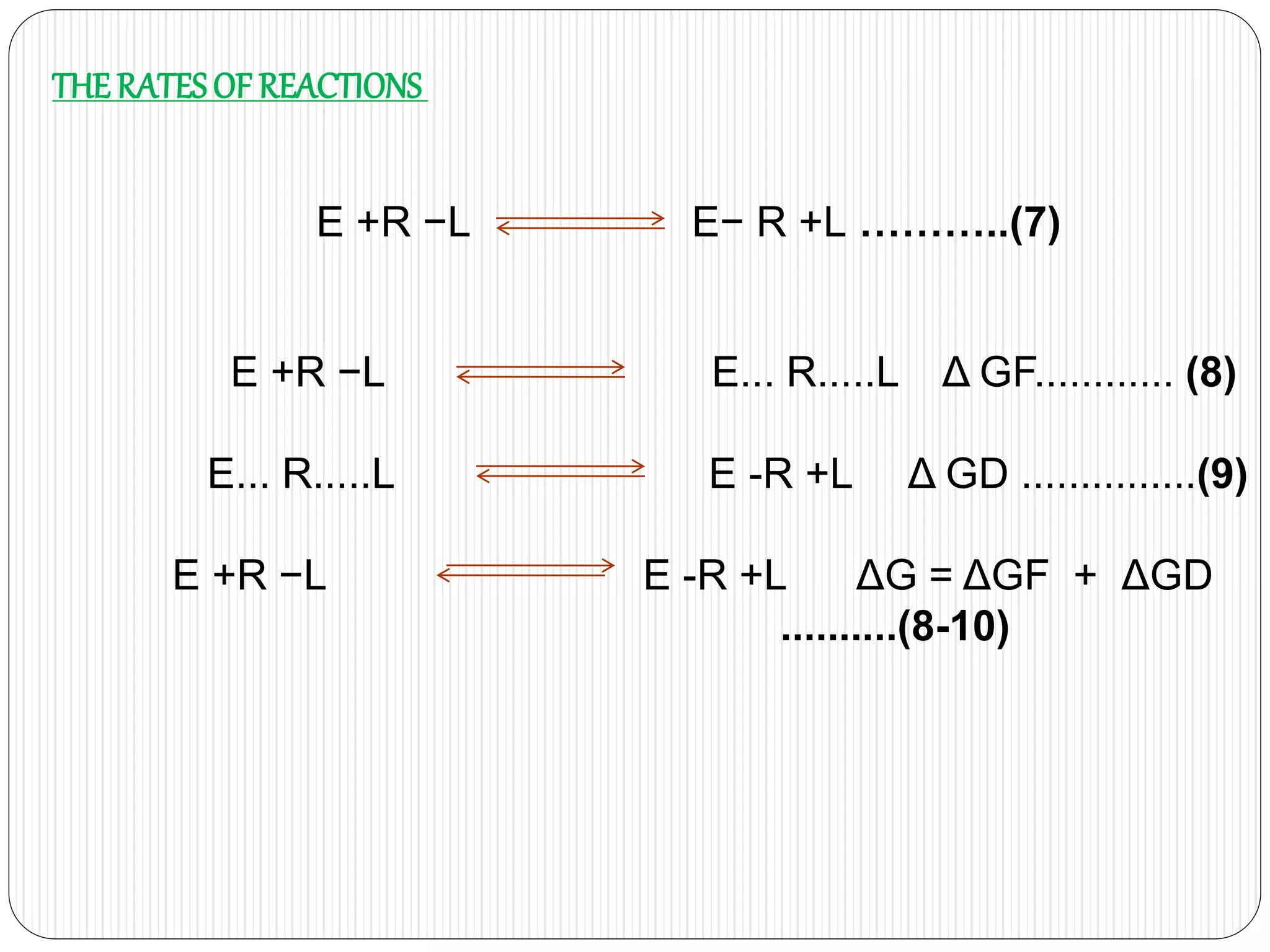 Enzyme Kinetics And Thermodynamic Analysis Pptx Chemistry Science