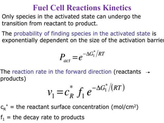 Kinetics of electrochemical reaction | PPTX