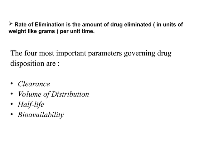 Kinetics of Elimination Powerpoint Presentation | PPT