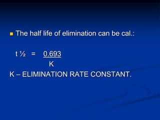 KINETICS OF ELIMINATION - Copy.ppt