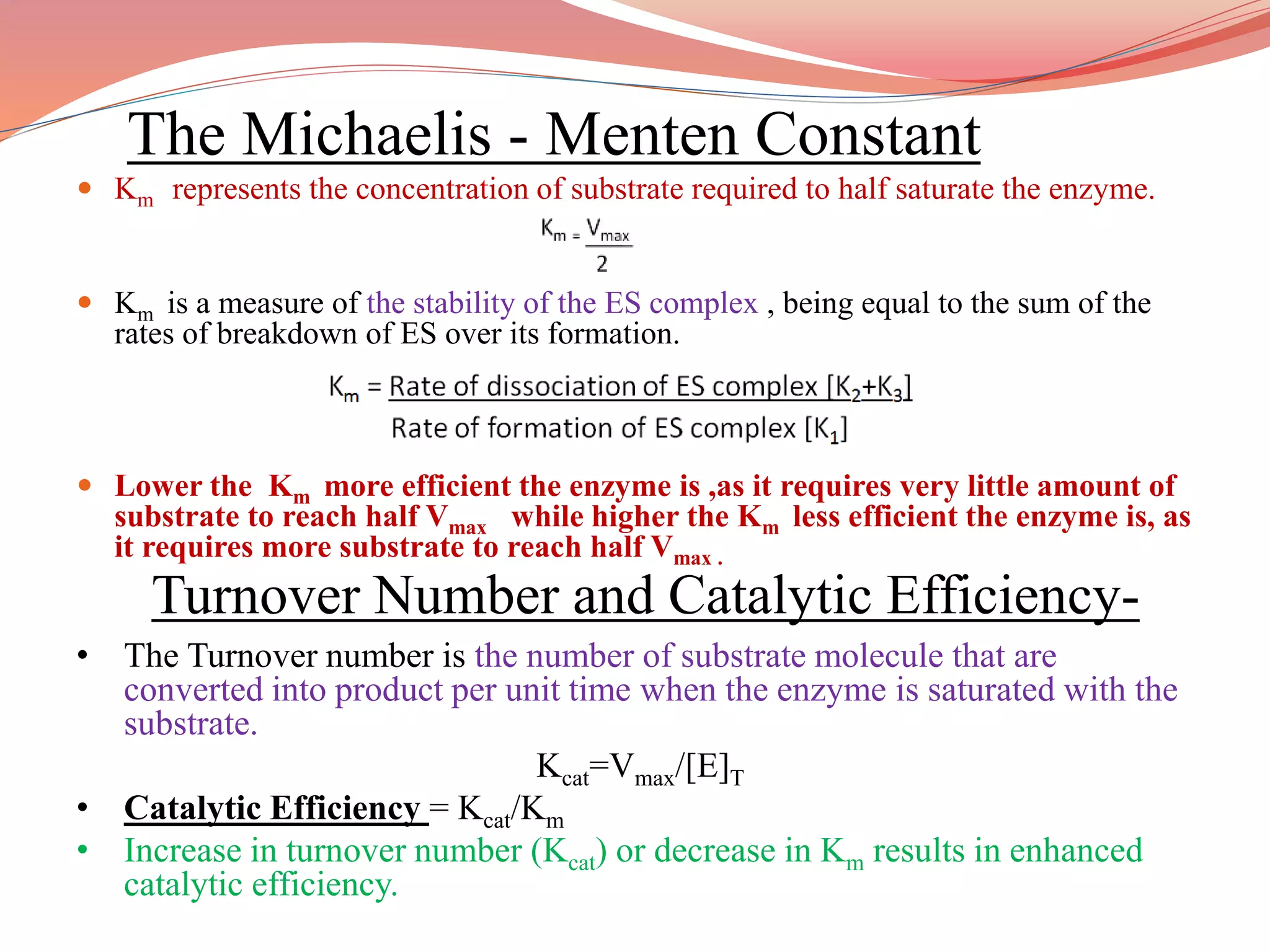 Kinetics of enzyme action | PPTX