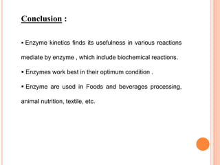 Kinetics of enzyme activity SlideShare | PPTX