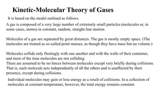 Kinetics of gases | PPTX