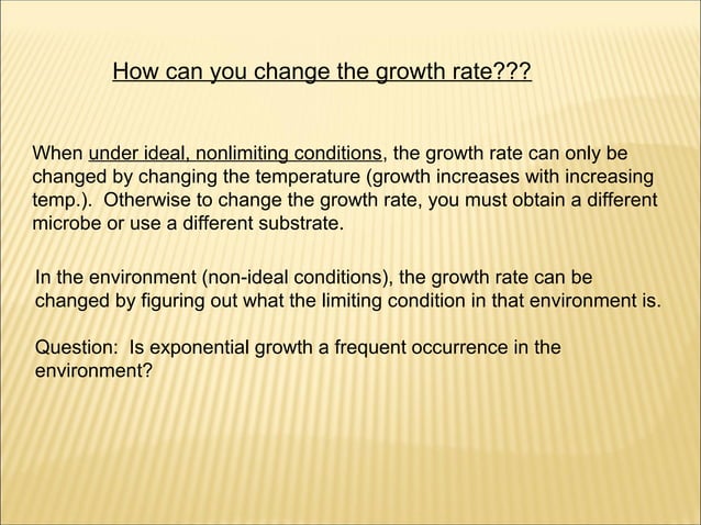 Kinetics of growth | PPT