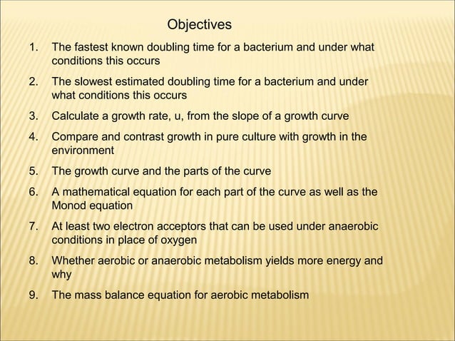 Kinetics of growth | PPT