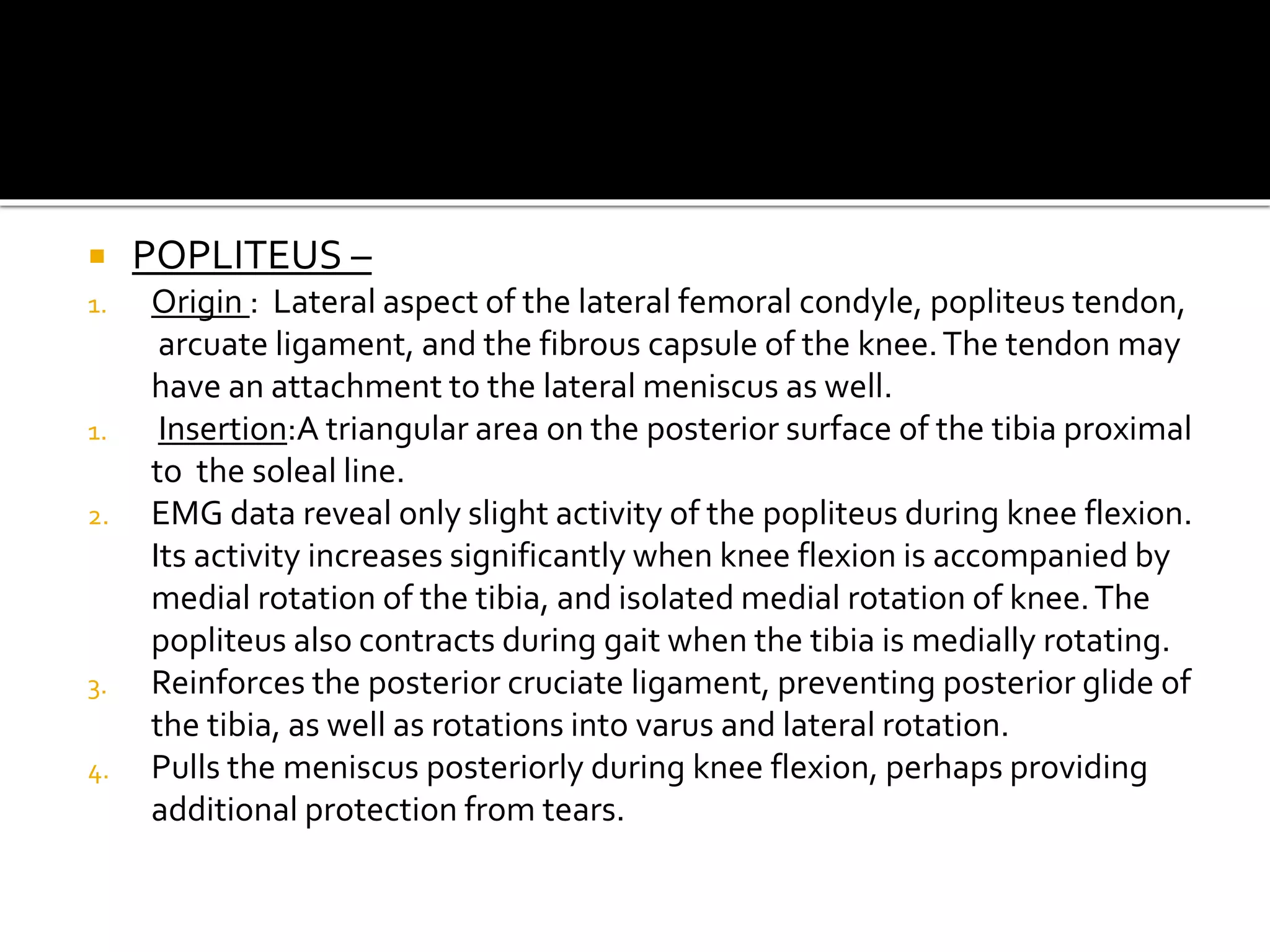 Kinetics of knee joint | PPTX