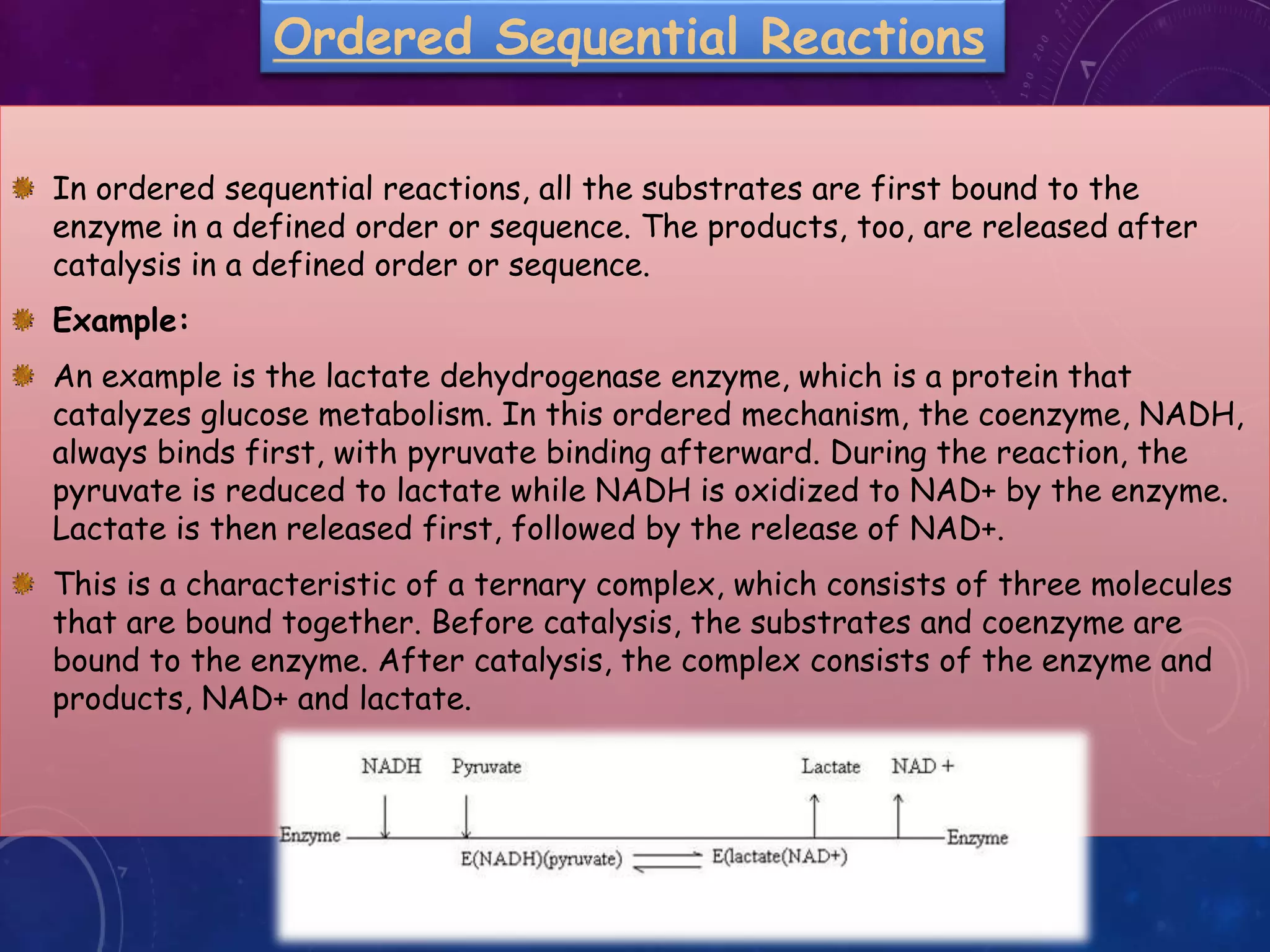 Kinetics of multi substrate enzyme catalyzed reaction | PPTX