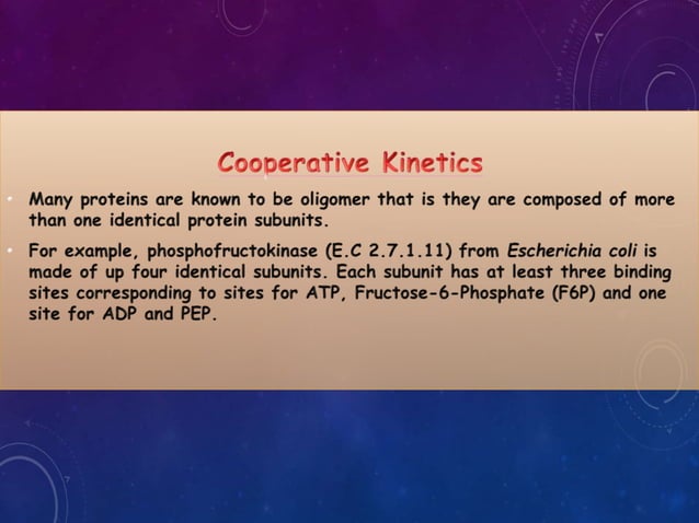 Kinetics of multi substrate enzyme catalyzed reaction | PPTX ...