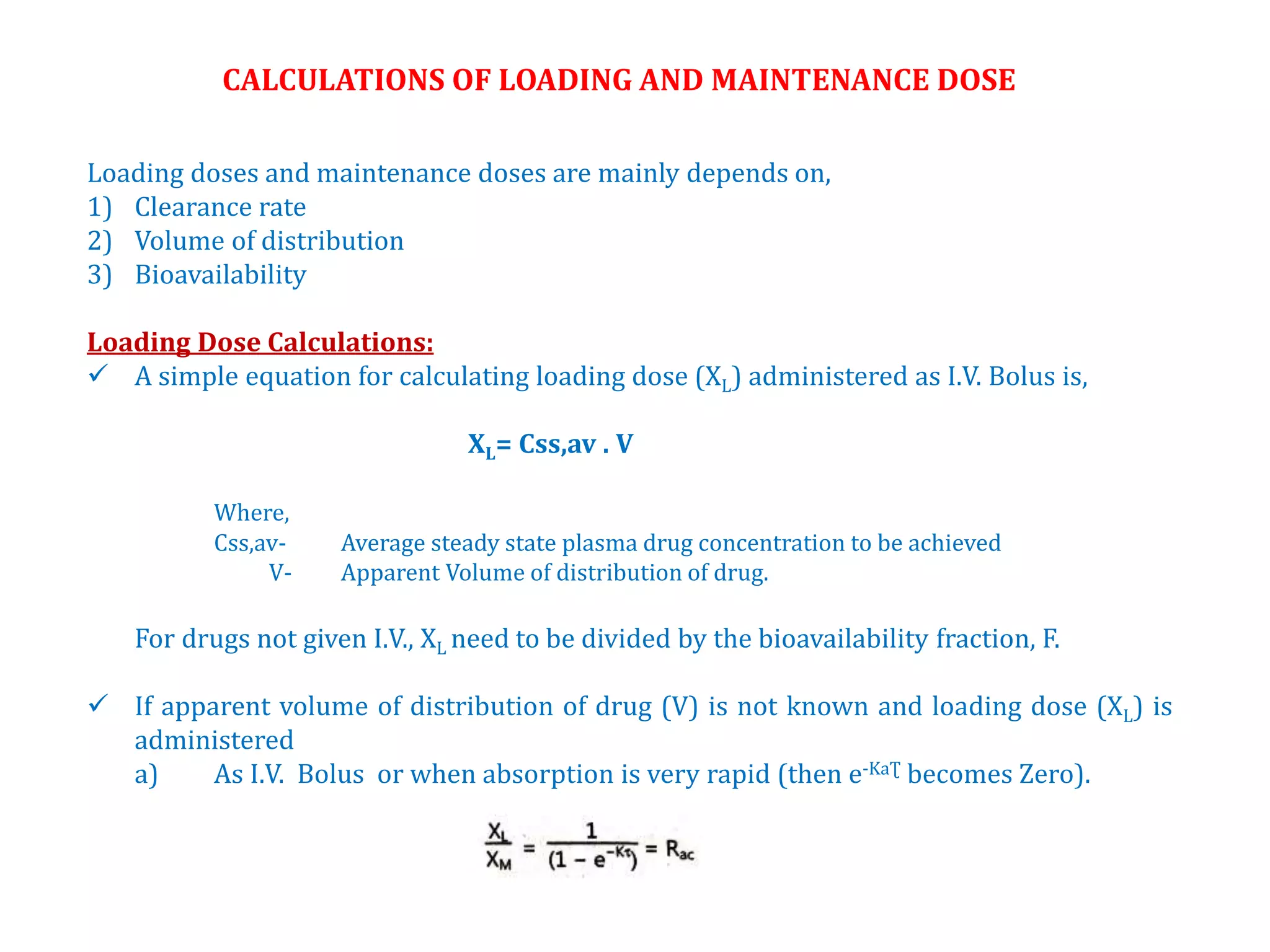 Kinetics of multiple dosing | PPTX