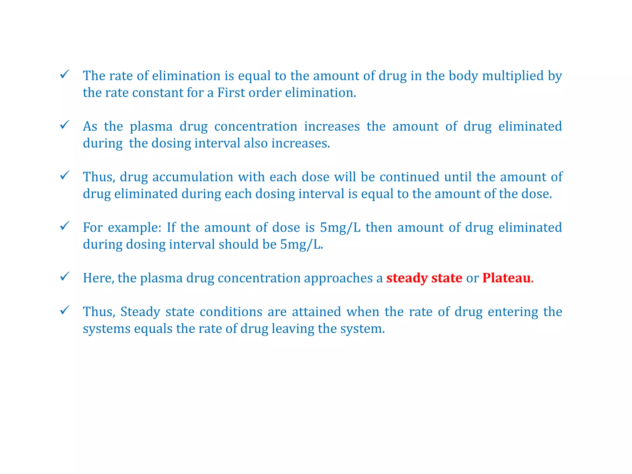 Kinetics of multiple dosing | PPTX