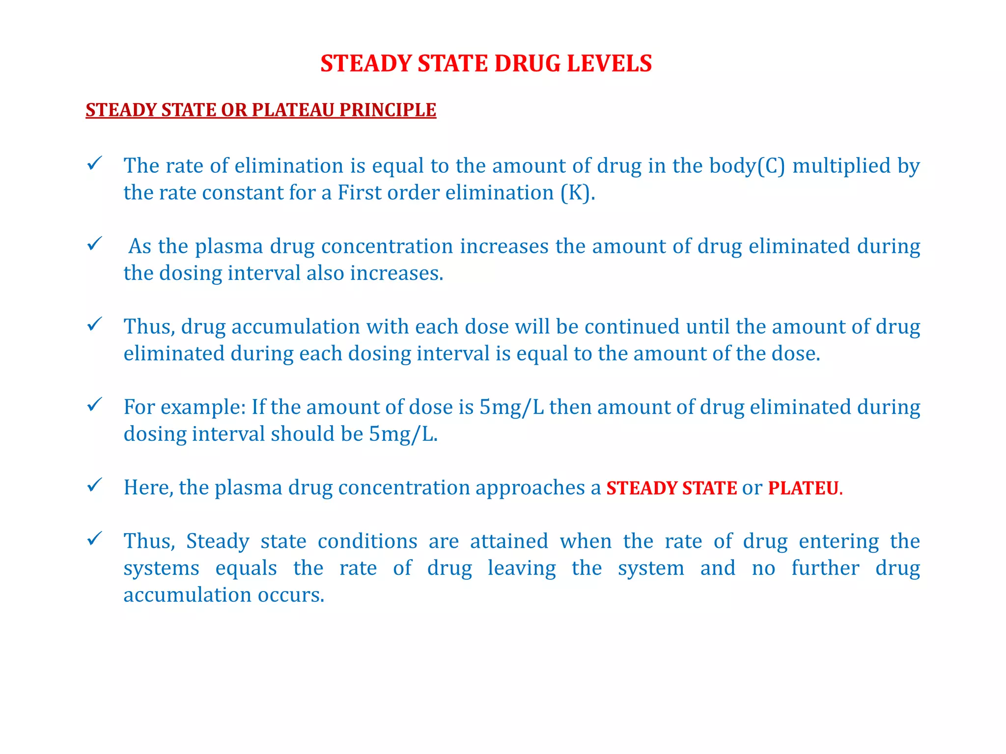 Kinetics of multiple dosing | PPTX