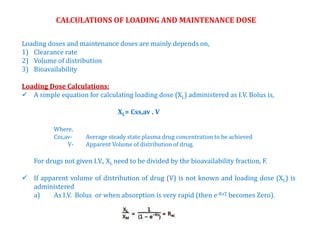 Kinetics of multiple dosing | PPTX